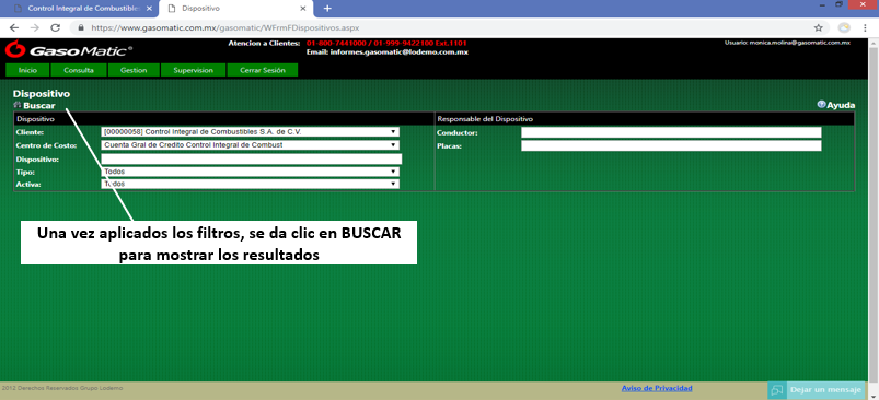 ¿Cómo puedo asignar conductores a mis dispositivos? – Gasomatic